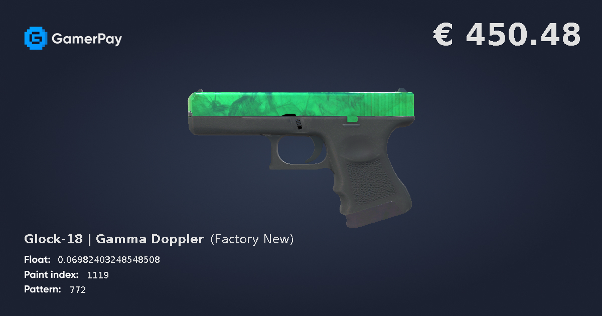 Glock-18 | Gamma Doppler Emerald on GamerPay