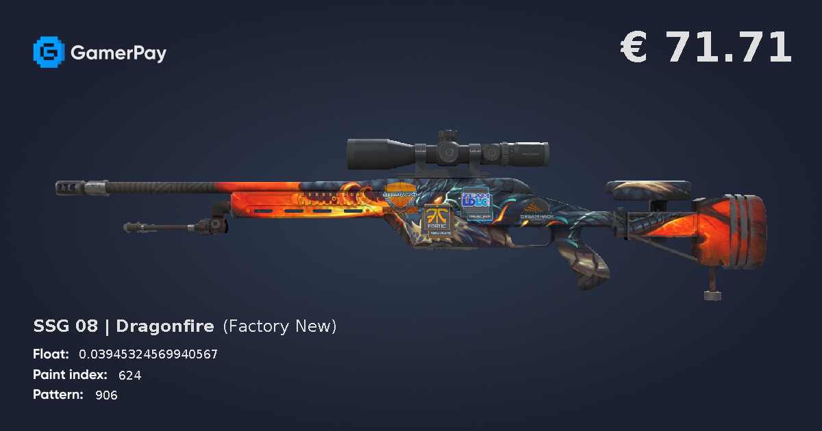 SSG 08 | Dragonfire on GamerPay