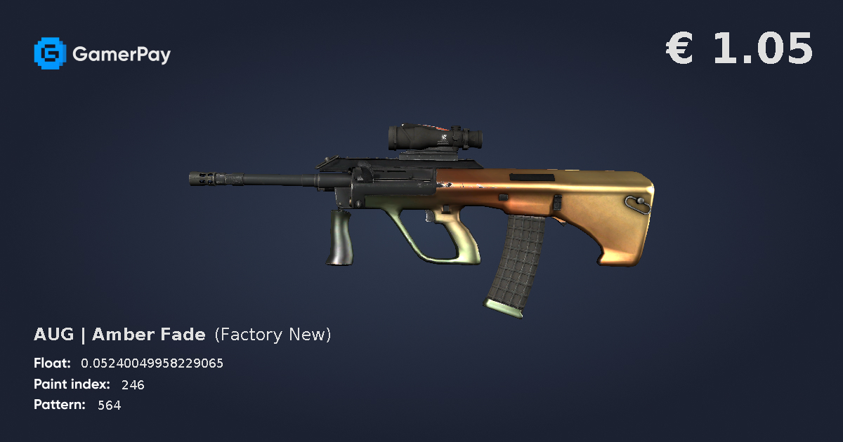 AUG | Amber Fade on GamerPay