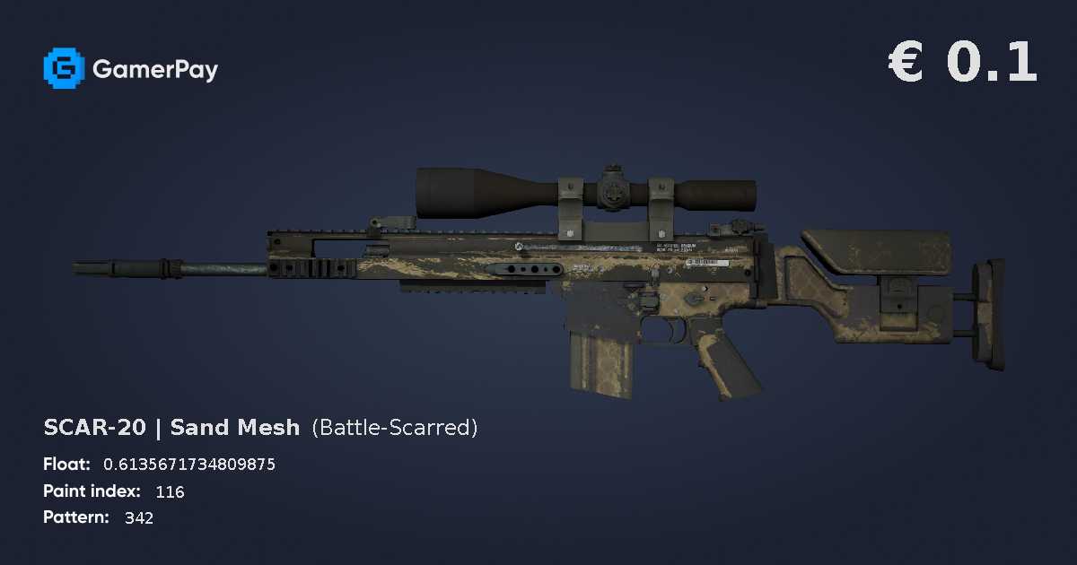 SCAR-20 | Sand Mesh on GamerPay