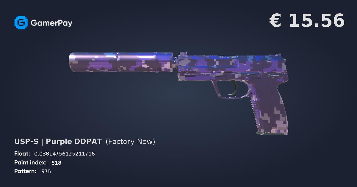 USP-S | Purple DDPAT on GamerPay