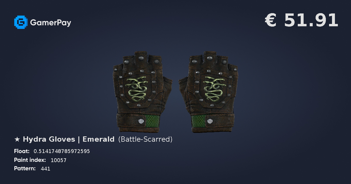 Hydra Gloves | Emerald on GamerPay