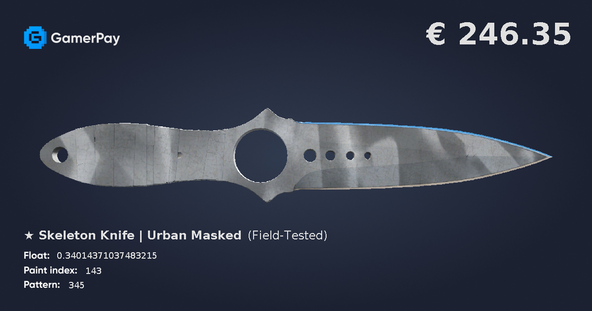Skeleton Knife | Urban Masked on GamerPay