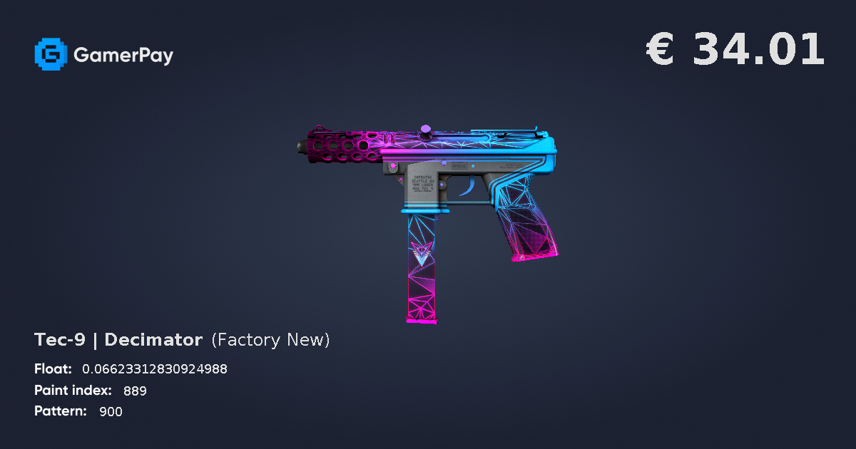 Tec-9 | Decimator on GamerPay