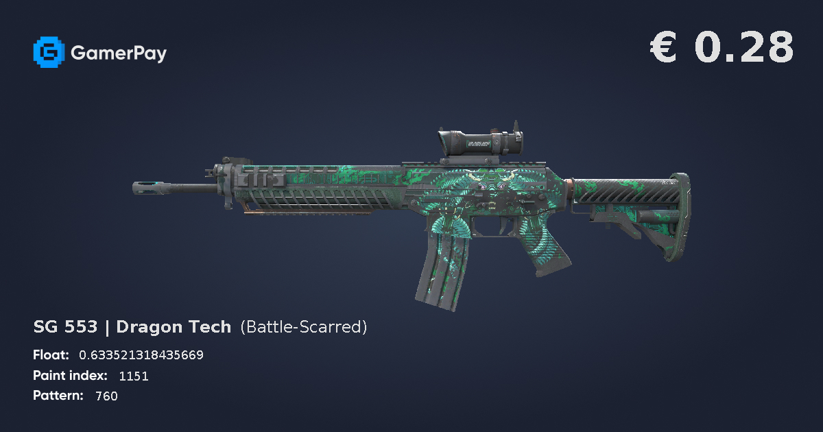 SG 553 | Dragon Tech on GamerPay