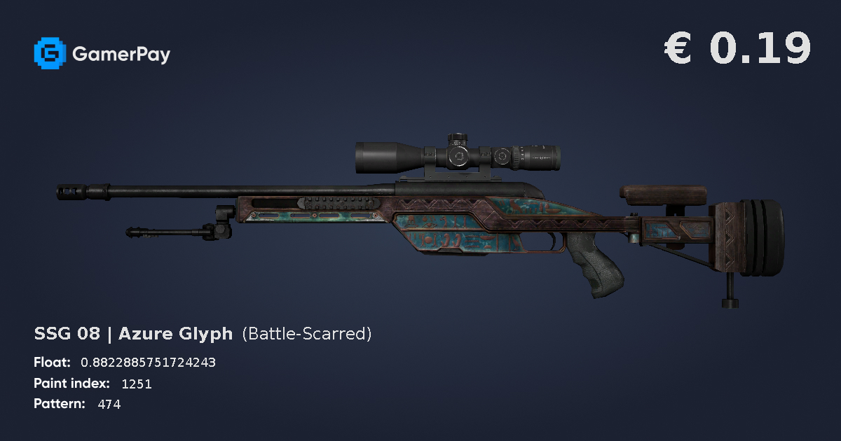 SSG 08 | Azure Glyph on GamerPay