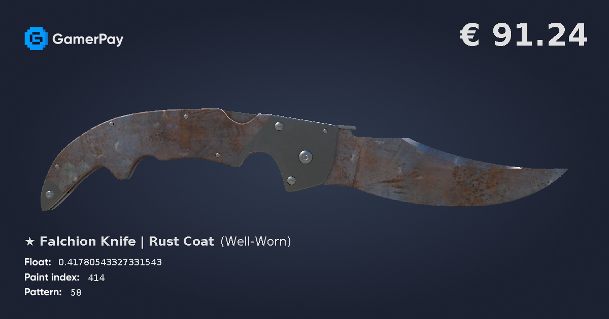 Falchion Knife | Rust Coat on GamerPay