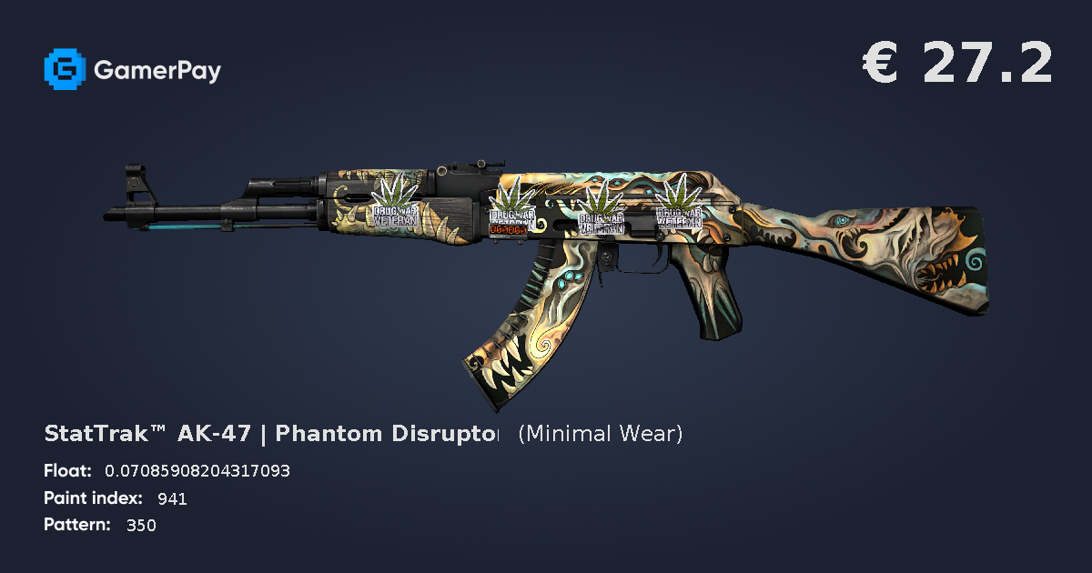 StatTrak™ AK-47 | Phantom Disruptor on GamerPay