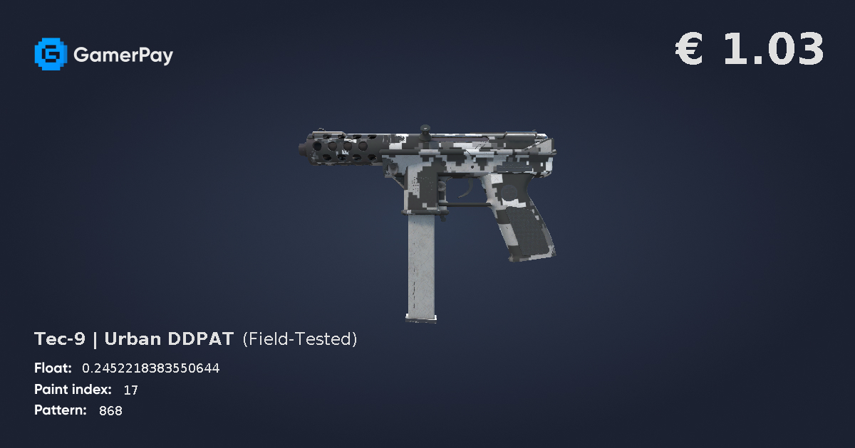 Tec-9 | Urban DDPAT on GamerPay