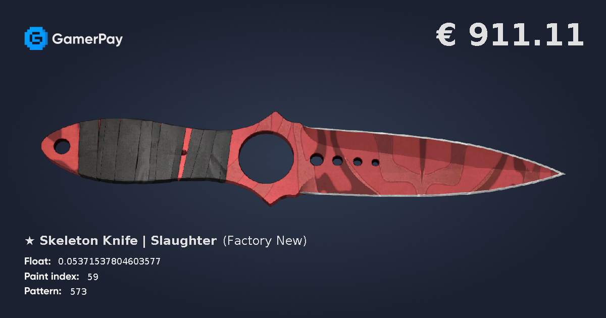 Skeleton Knife | Slaughter on GamerPay