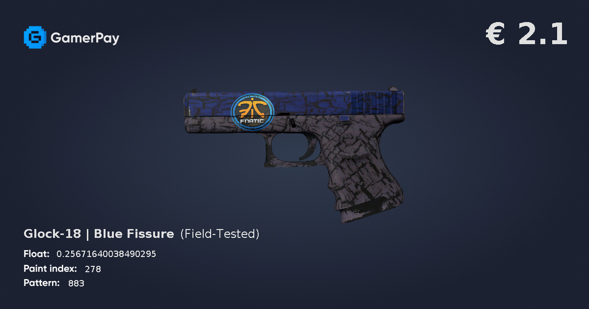 Glock-18 | Blue Fissure on GamerPay