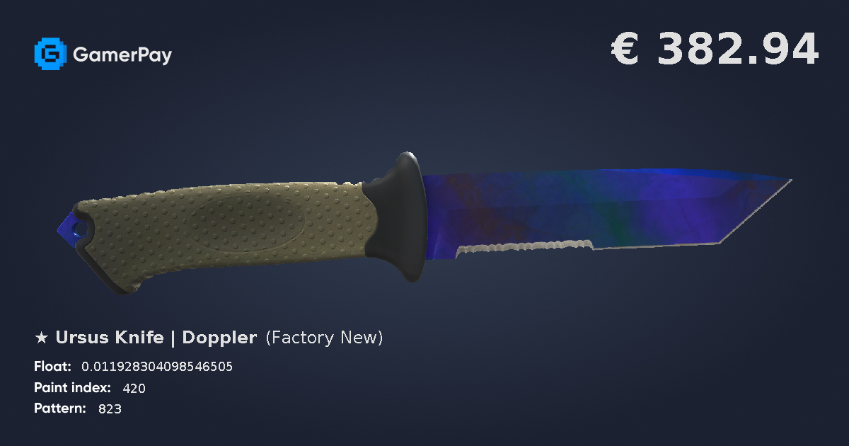 Ursus Knife | Doppler Phase 3 on GamerPay