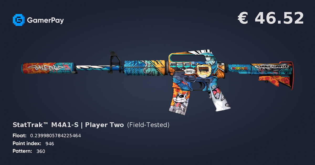 StatTrak™ M4A1-S | Player Two on GamerPay