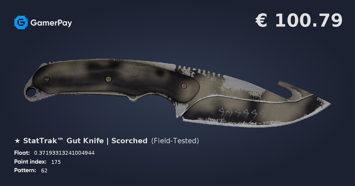 StatTrak™ Gut Knife | Scorched on GamerPay
