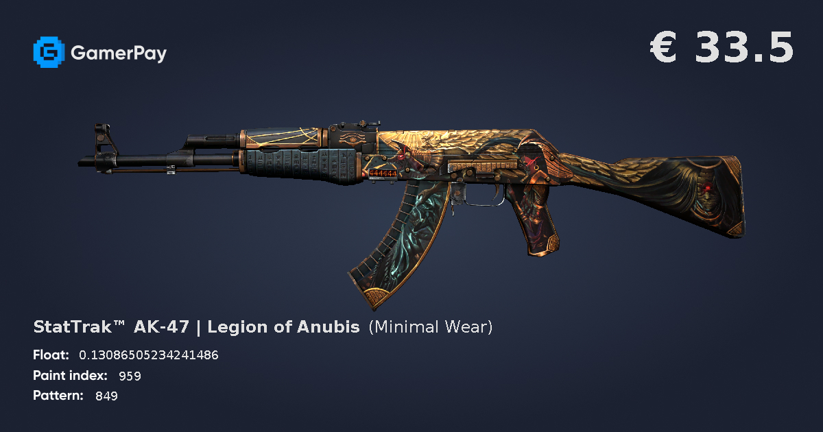 StatTrak™ AK-47 | Legion of Anubis on GamerPay