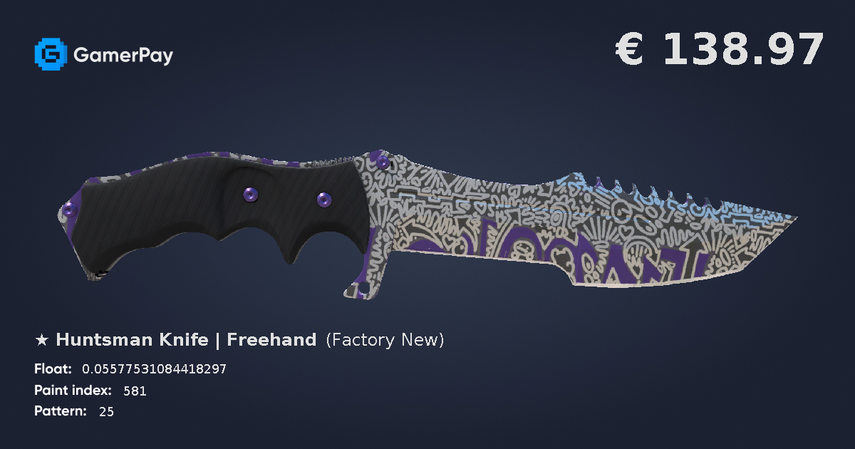 Huntsman Knife | Freehand on GamerPay