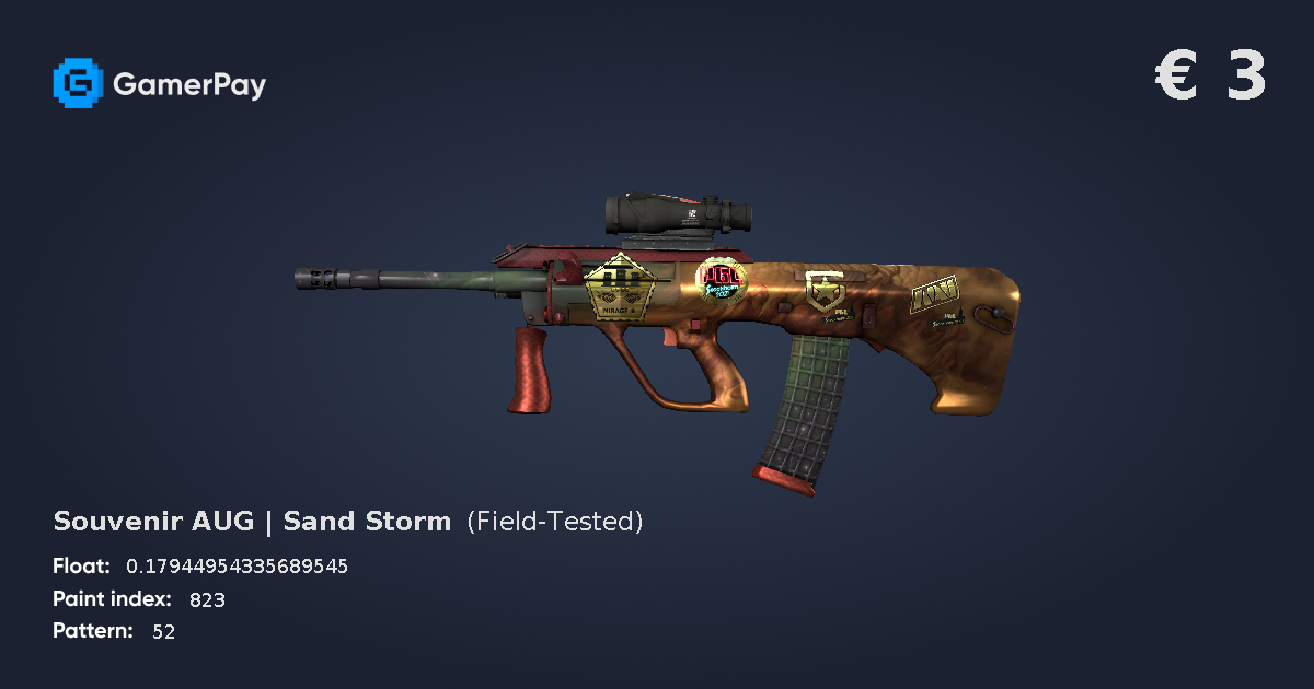 Souvenir AUG | Sand Storm on GamerPay