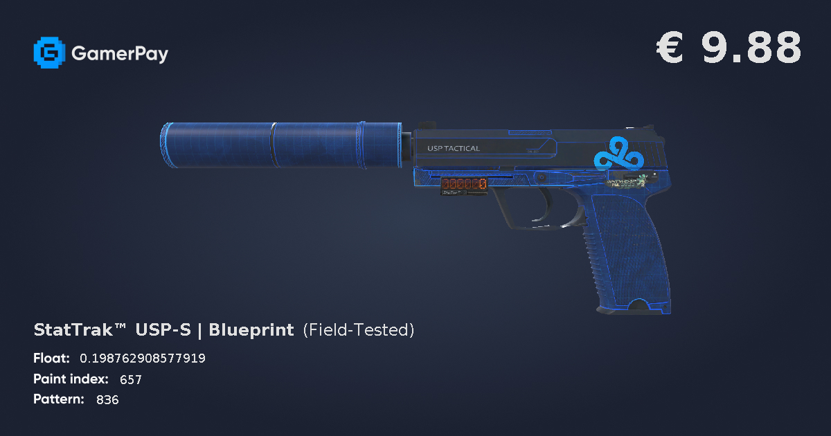 StatTrak™ USP-S | Blueprint on GamerPay