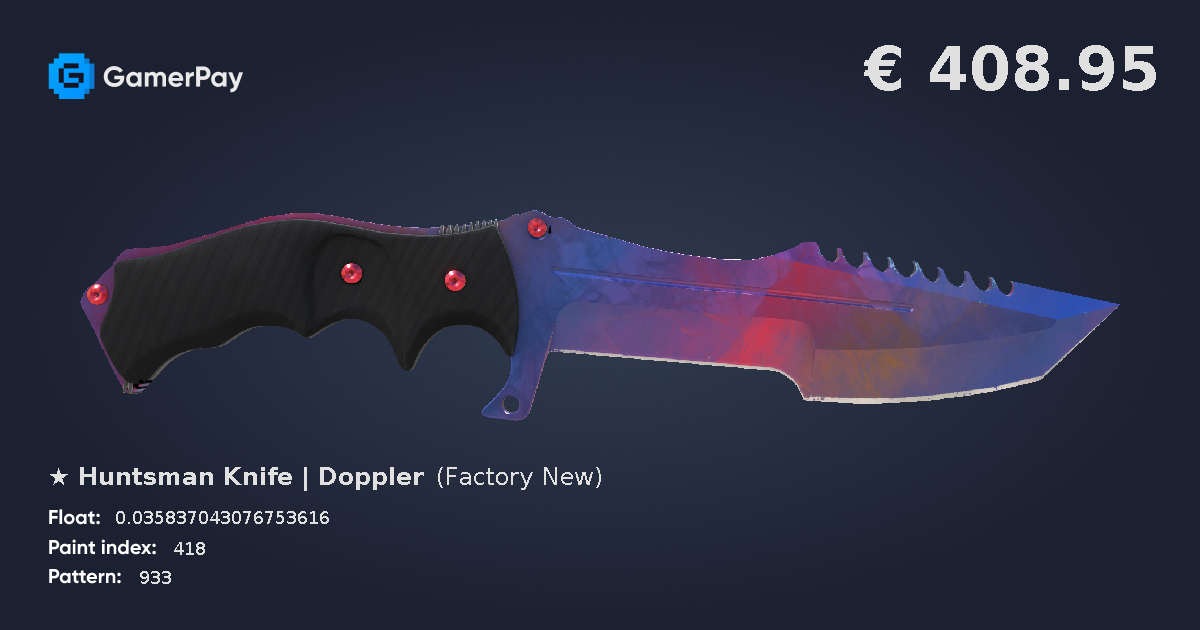 Huntsman Knife | Doppler Phase 1 on GamerPay