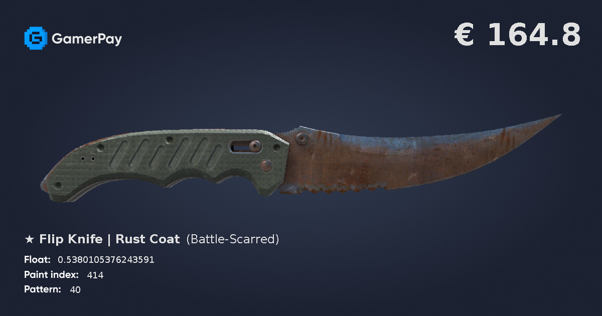 Flip Knife | Rust Coat on GamerPay