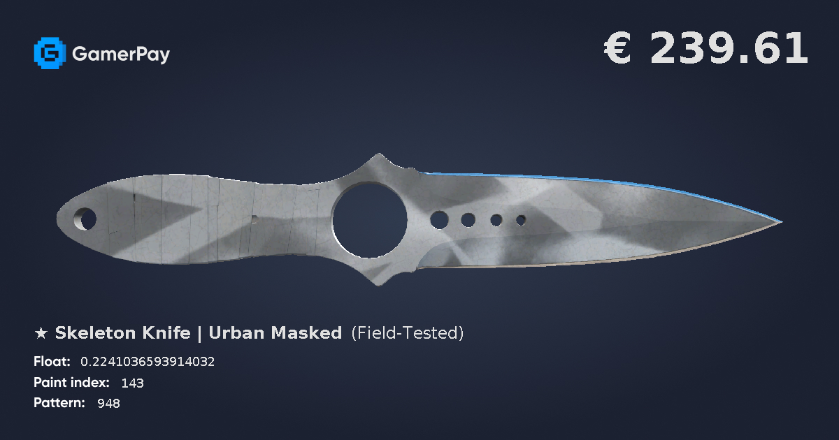 Skeleton Knife | Urban Masked on GamerPay