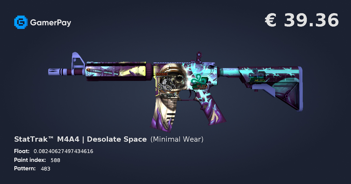 StatTrak™ M4A4 | Desolate Space on GamerPay