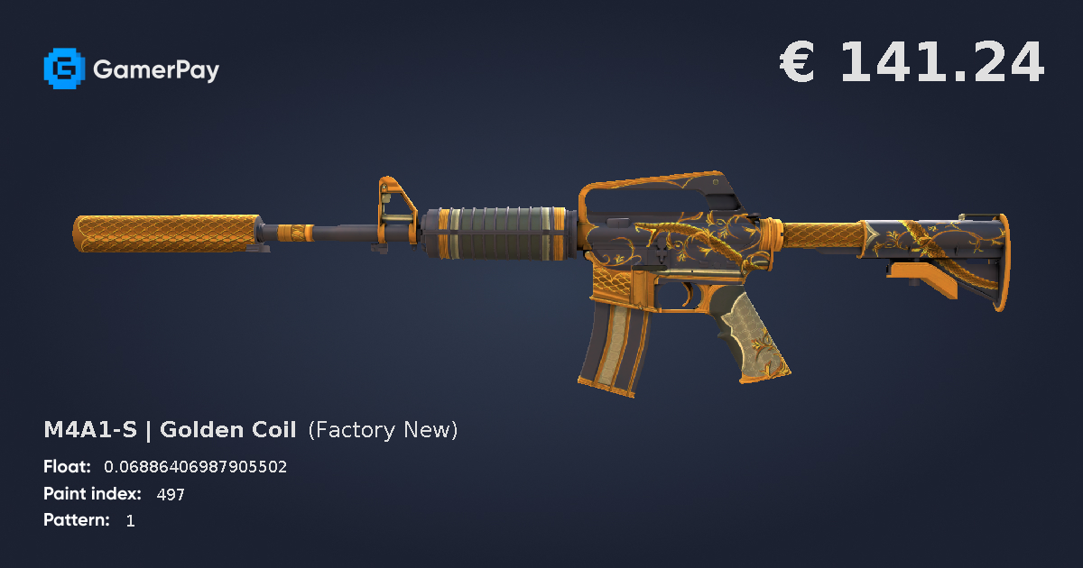 M4A1-S | Golden Coil on GamerPay