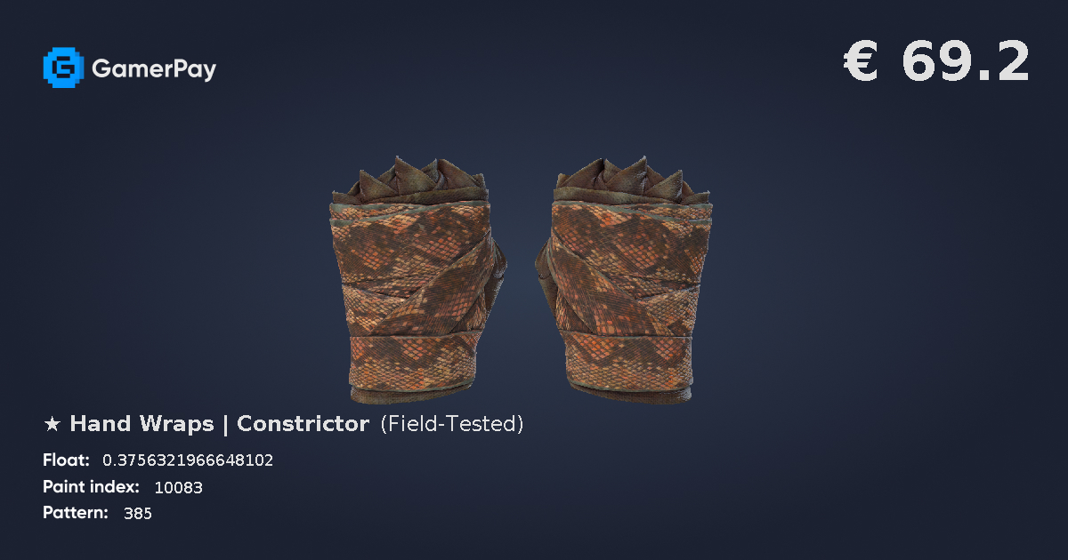 Hand Wraps | Constrictor on GamerPay