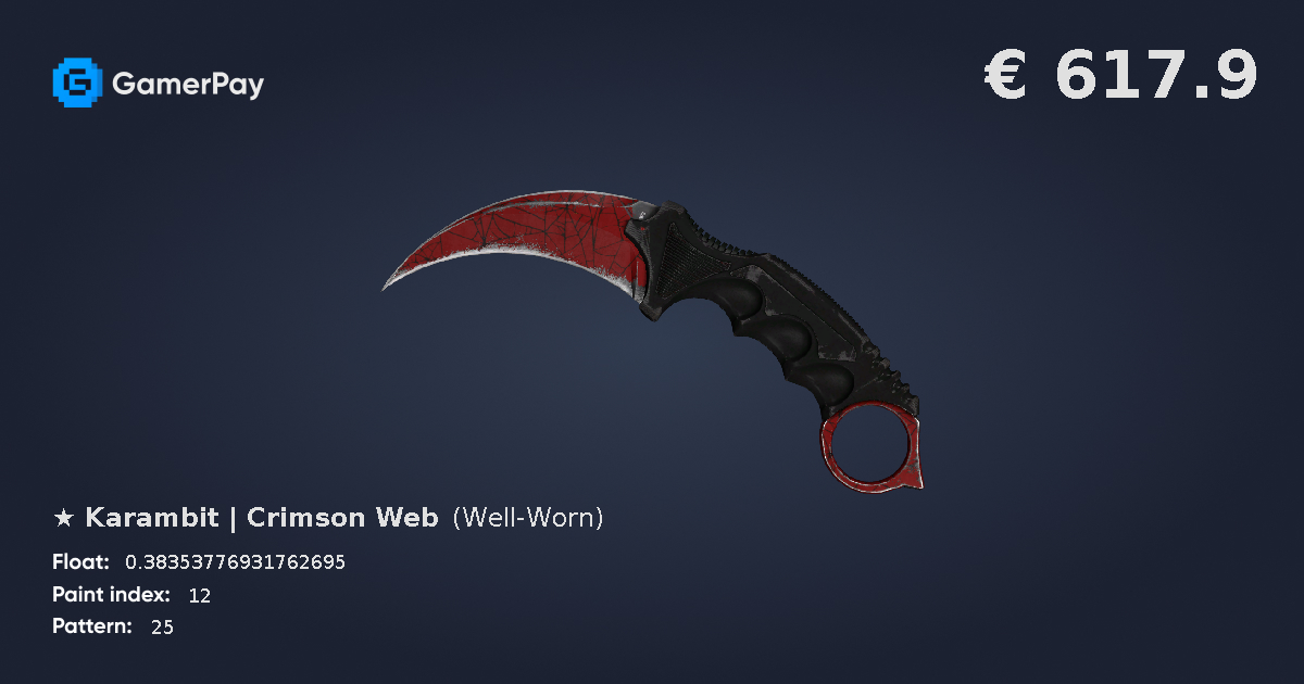 Karambit | Crimson Web on GamerPay