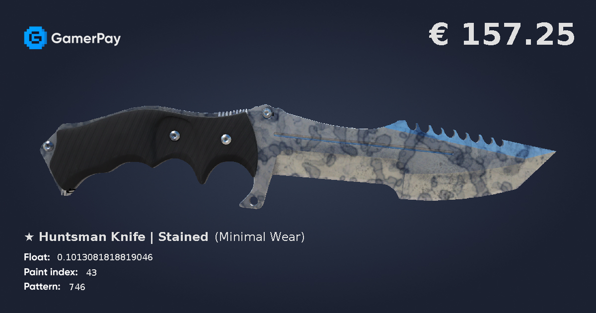 Huntsman Knife | Stained on GamerPay