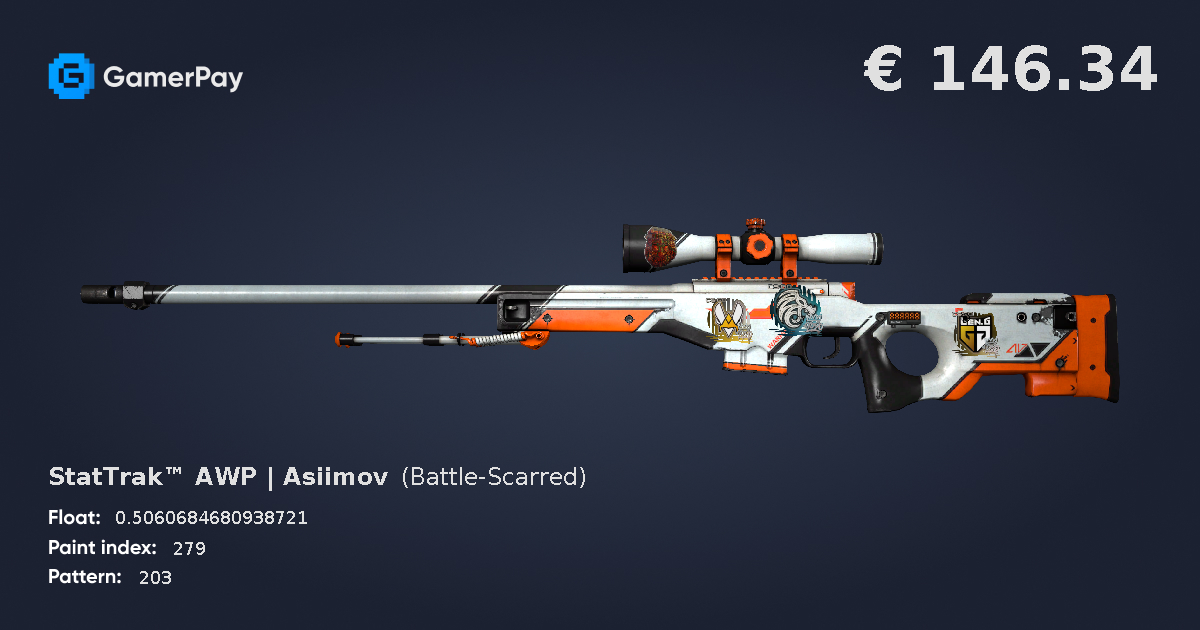 StatTrak™ AWP | Asiimov on GamerPay