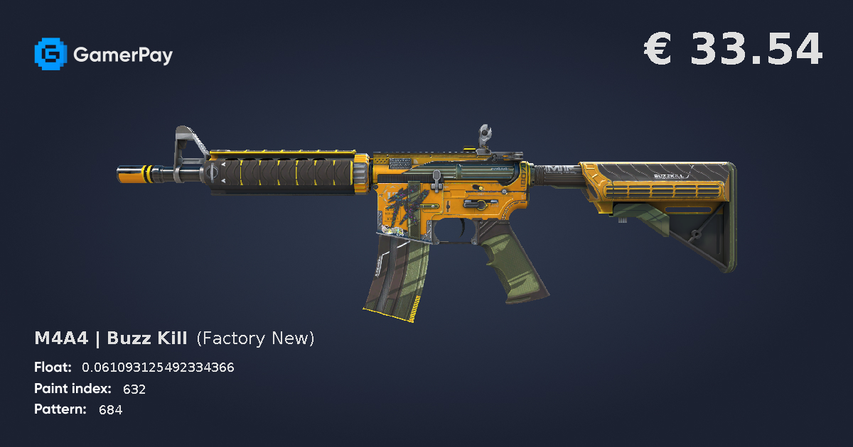 M4A4 | Buzz Kill on GamerPay