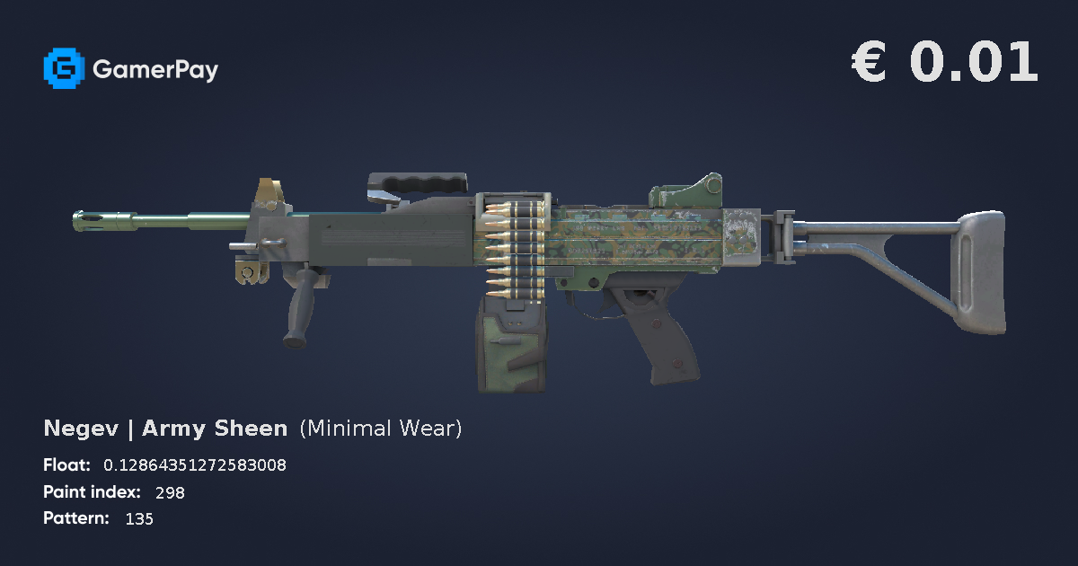 Negev | Army Sheen on GamerPay