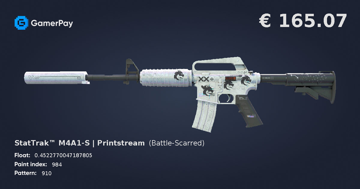 StatTrak™ M4A1-S | Printstream on GamerPay