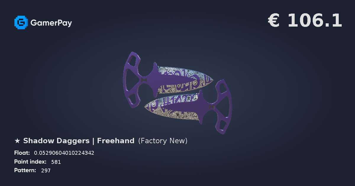 Shadow Daggers | Freehand on GamerPay