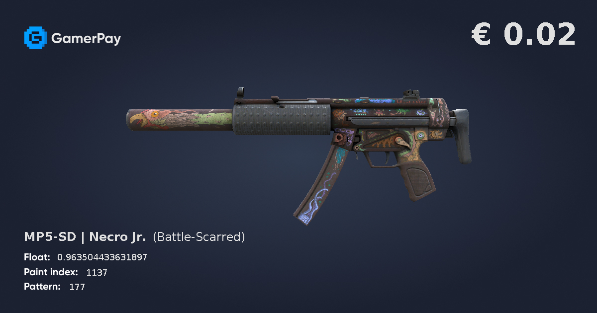 MP5-SD | Necro Jr. on GamerPay