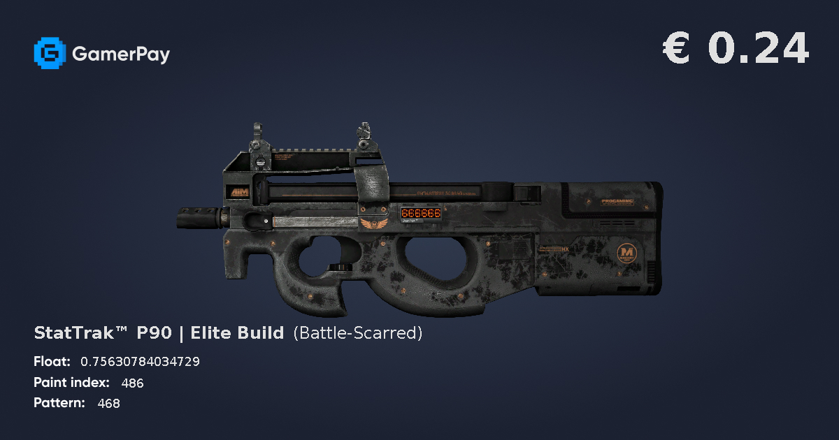 StatTrak™ P90 | Elite Build on GamerPay