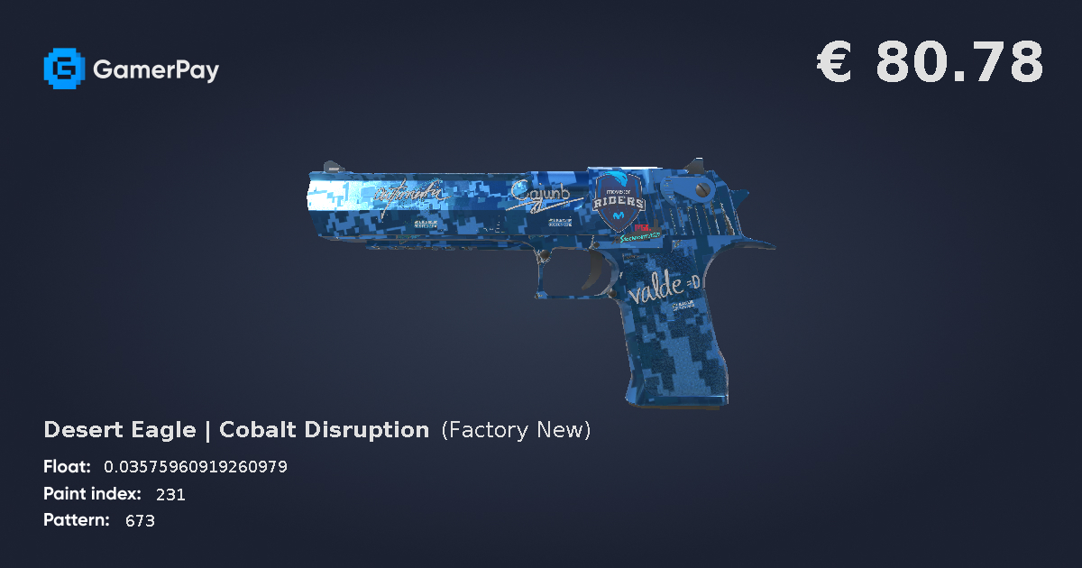 Desert Eagle | Cobalt Disruption on GamerPay