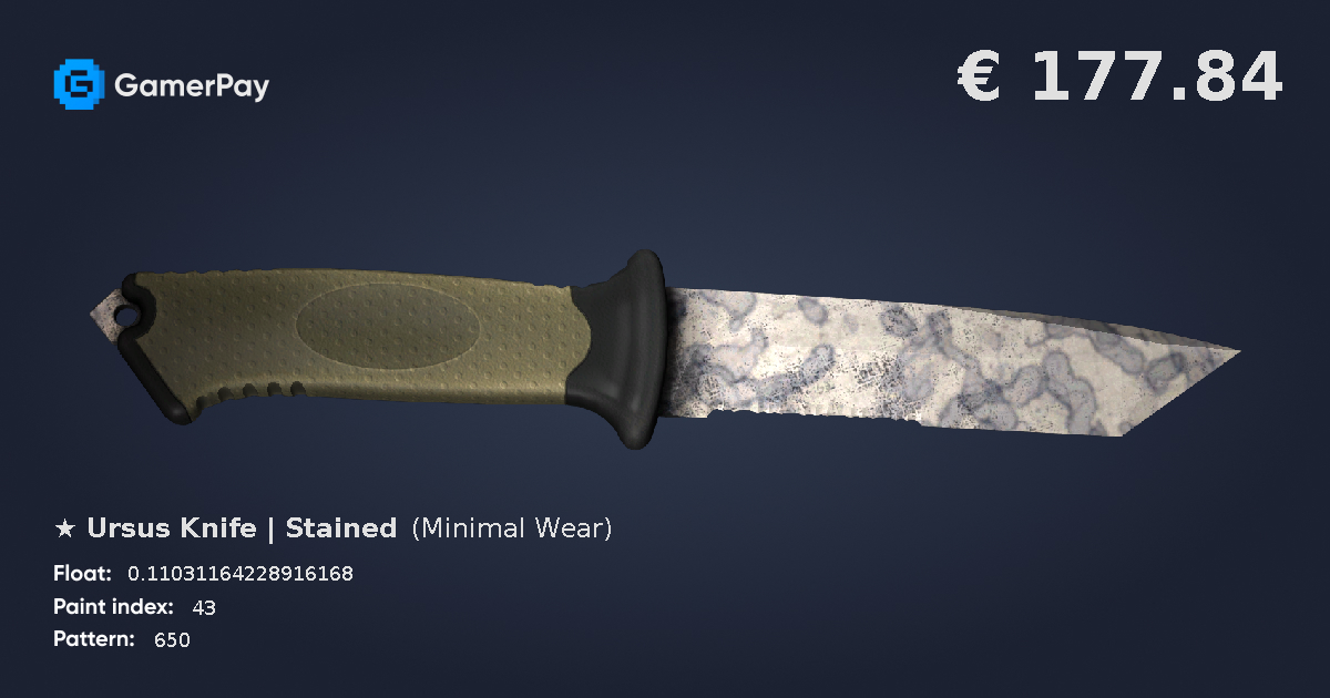 Ursus Knife | Stained on GamerPay