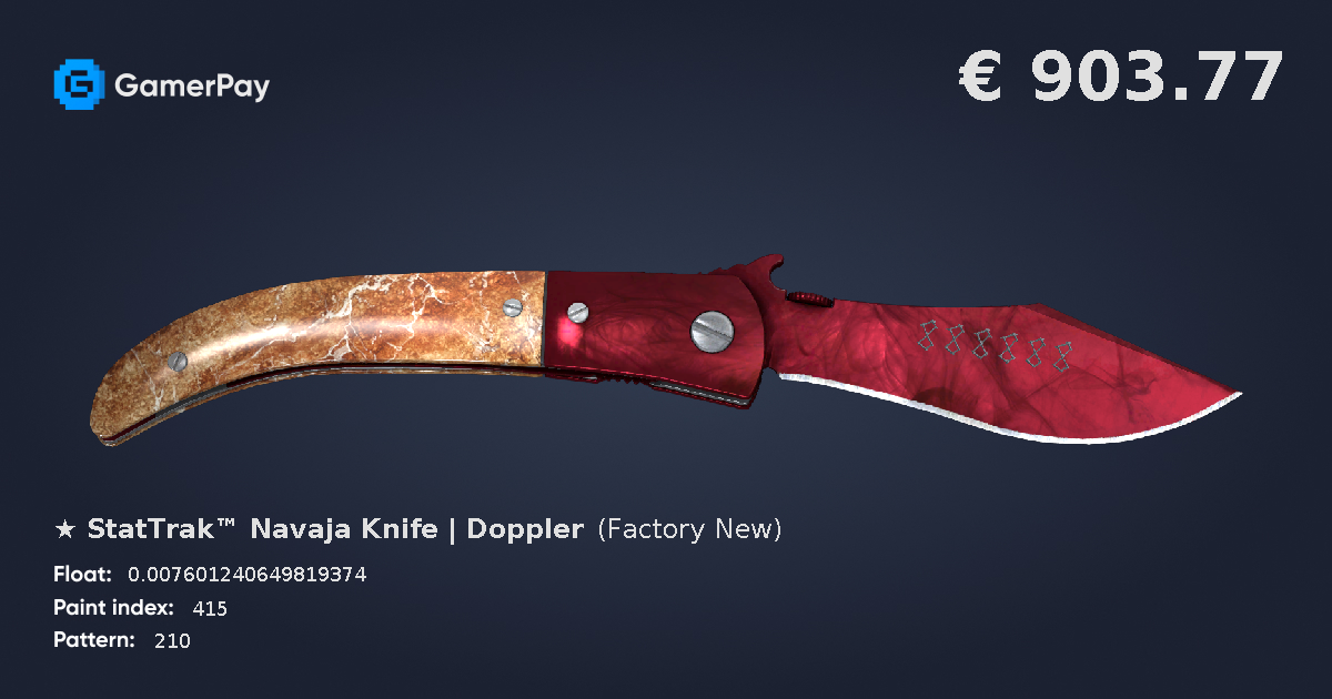 StatTrak™ Navaja Knife | Doppler Ruby on GamerPay