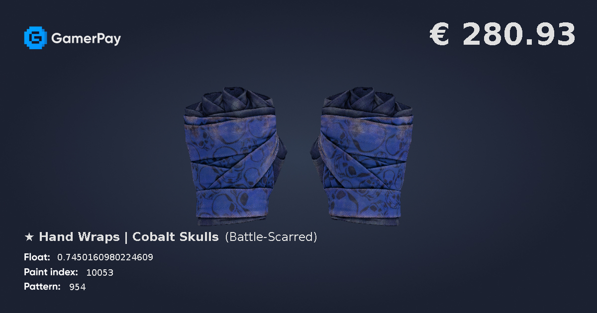 Hand Wraps | Cobalt Skulls on GamerPay