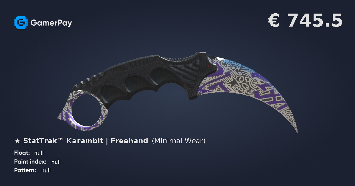 StatTrak™ Karambit | Freehand on GamerPay