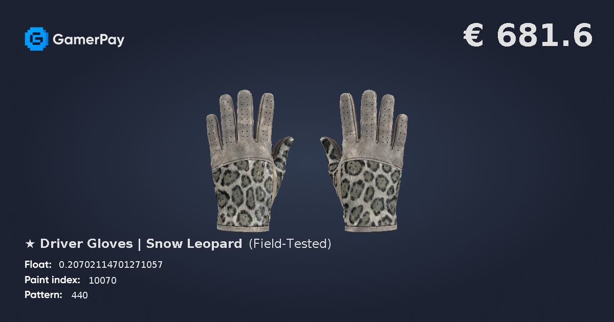 Driver Gloves | Snow Leopard on GamerPay