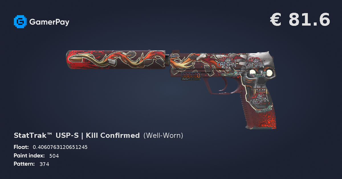 StatTrak™ USP-S | Kill Confirmed on GamerPay
