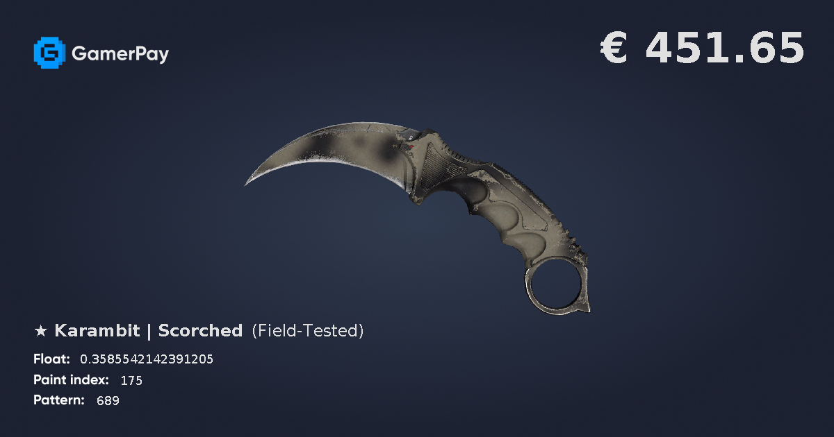 Karambit | Scorched on GamerPay