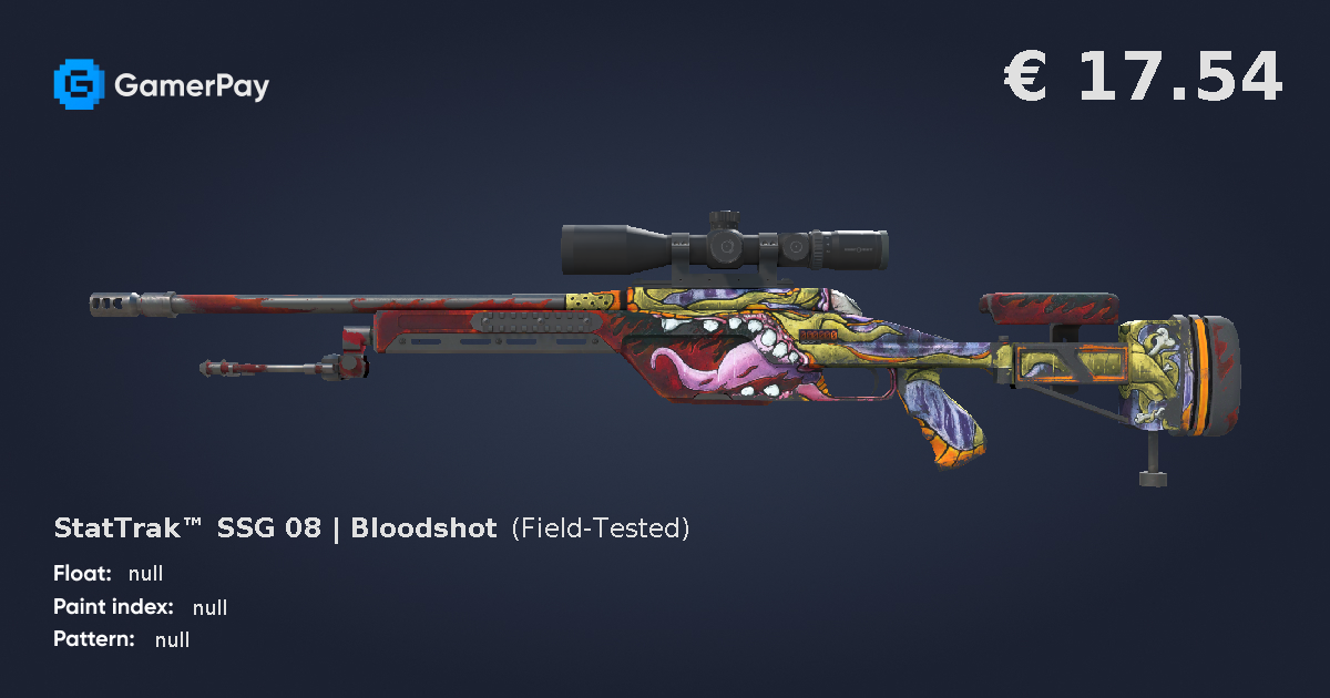 StatTrak™ SSG 08 | Bloodshot on GamerPay