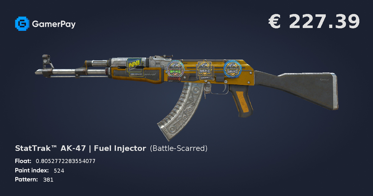 StatTrak™ AK-47 | Fuel Injector on GamerPay