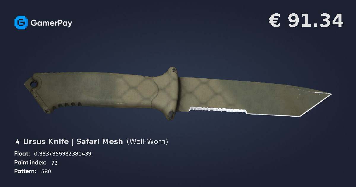 Ursus Knife | Safari Mesh on GamerPay