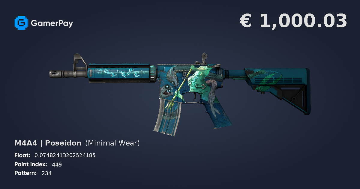 M4A4 | Poseidon on GamerPay
