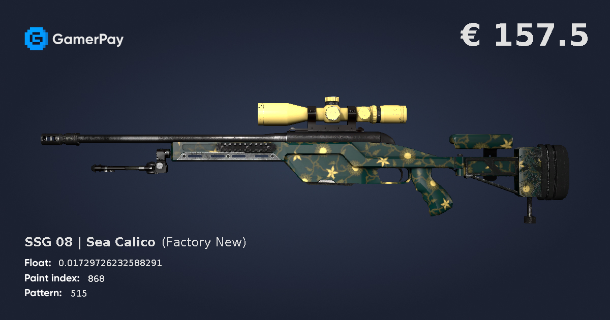 SSG 08 | Sea Calico on GamerPay